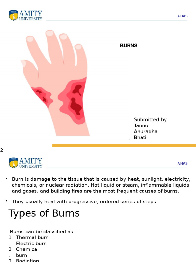 Cardio PPT Burns (Repaired) | PDF | Burn | Epithelium