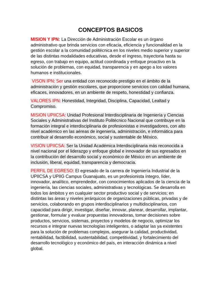 Conceptos Basicos Ing Industrial | PDF | Ingeniería Industrial | Gestión de recursos humanos