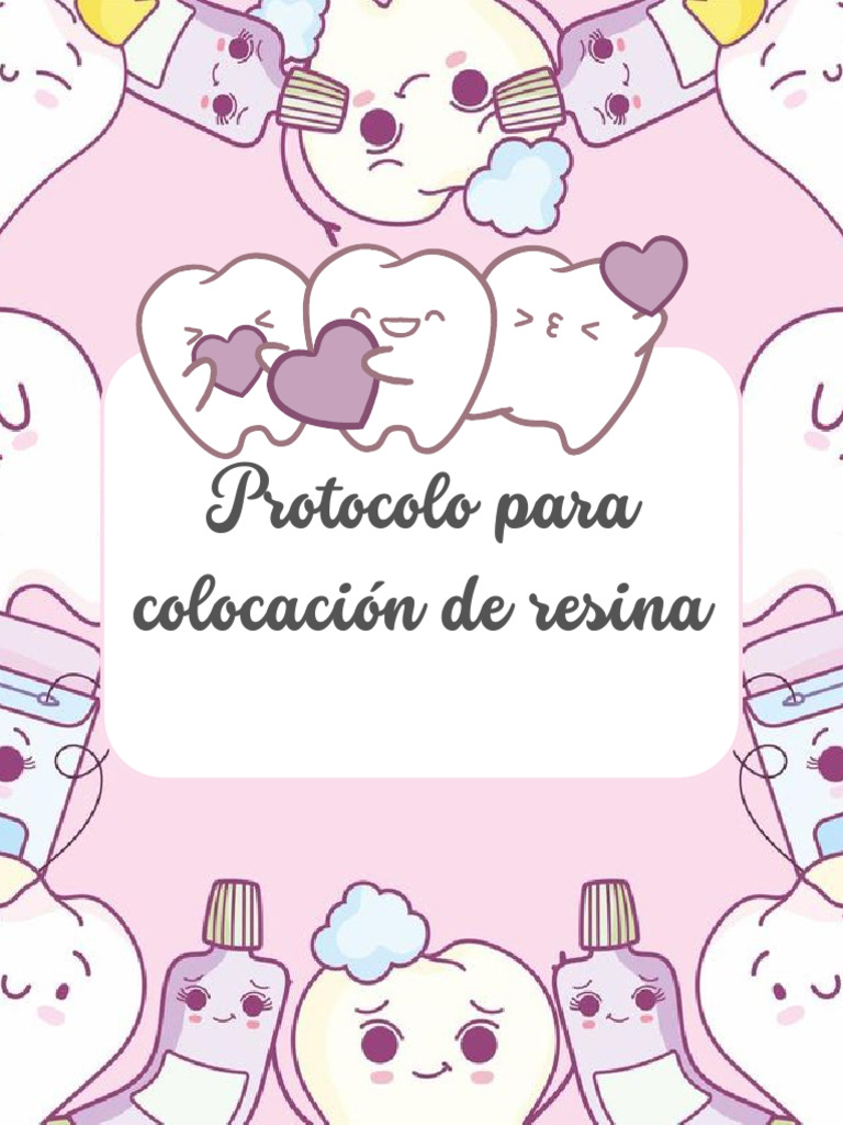 Protocolo para colocación de resina-Emily Danae Alfonso Uscanga | PDF