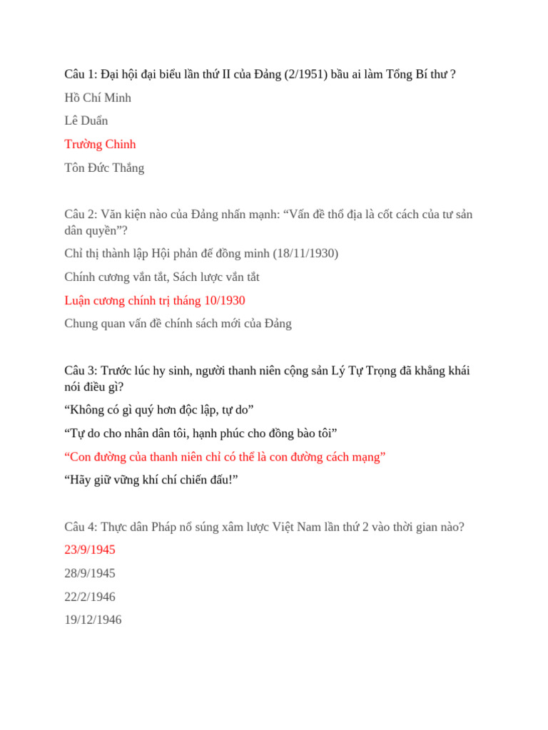 Ôn Tập GK LSD | PDF