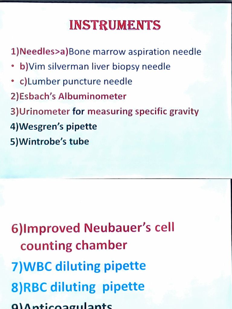 Patho Instruments 2022 | PDF