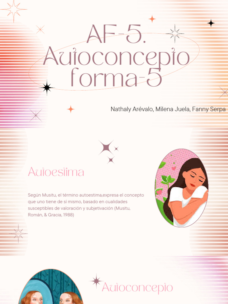 AF5 diapositivas | PDF | Autoconcepto | Sicología