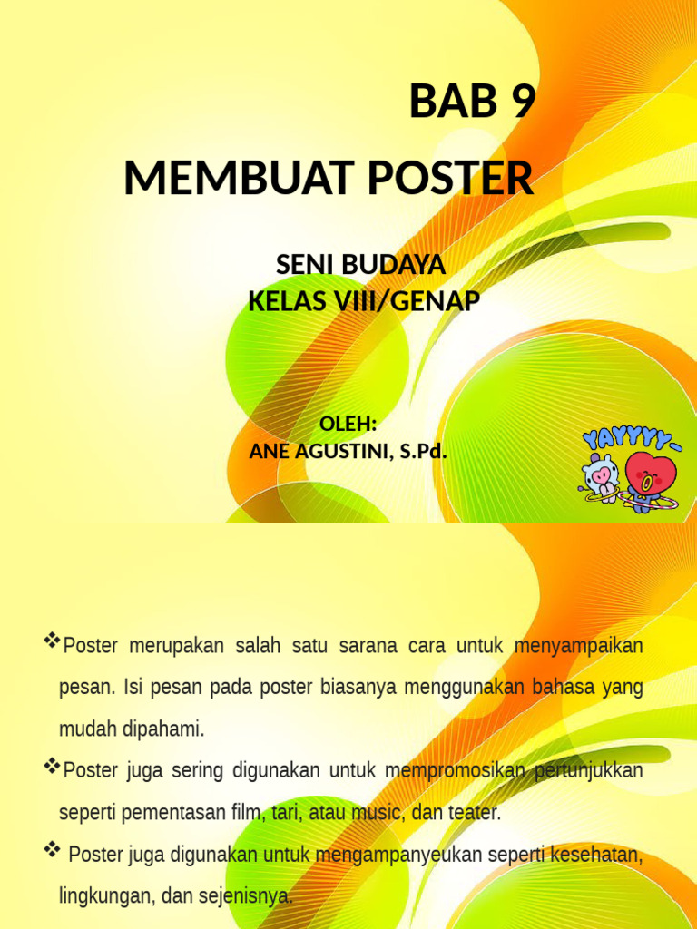 Panduan Membuat Poster Kelas 8 | PDF