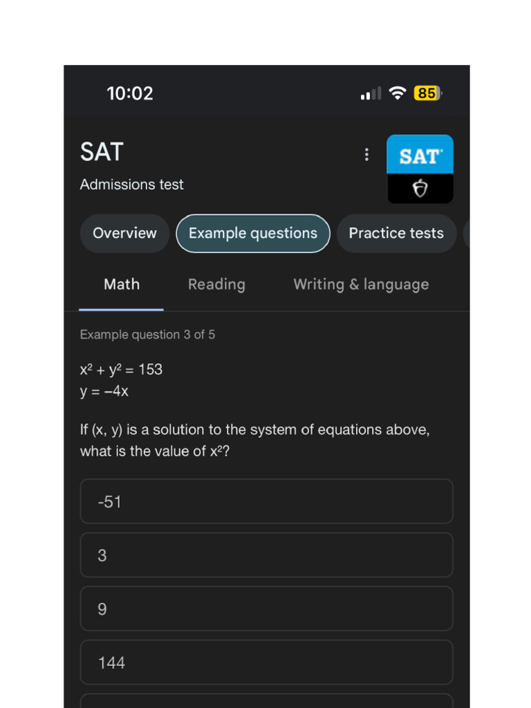 SAT math | PDF