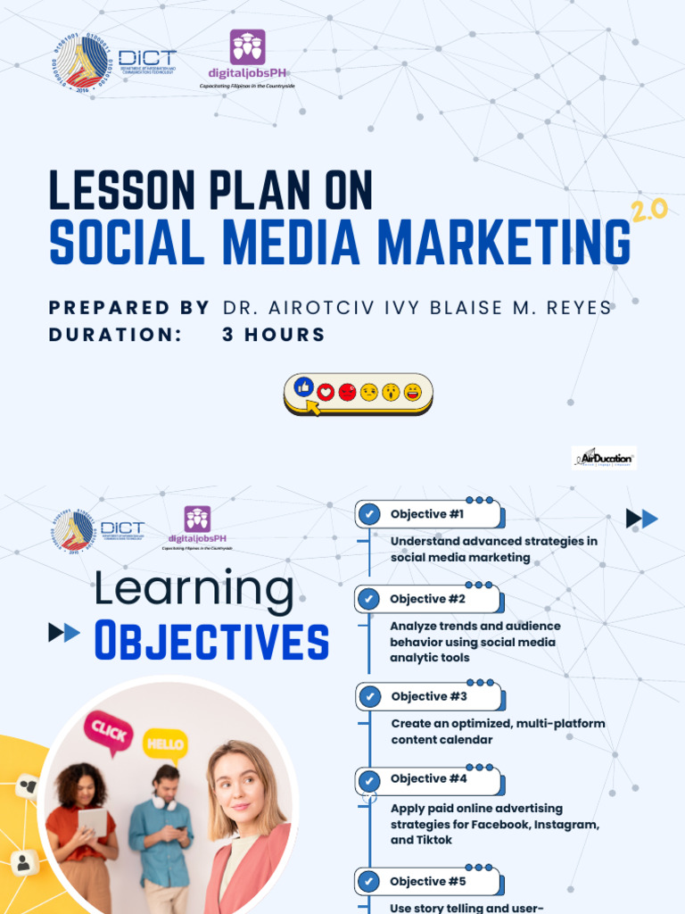 Lesson Plan - Social Media Marketing 2.0 | PDF | Popular Culture ...