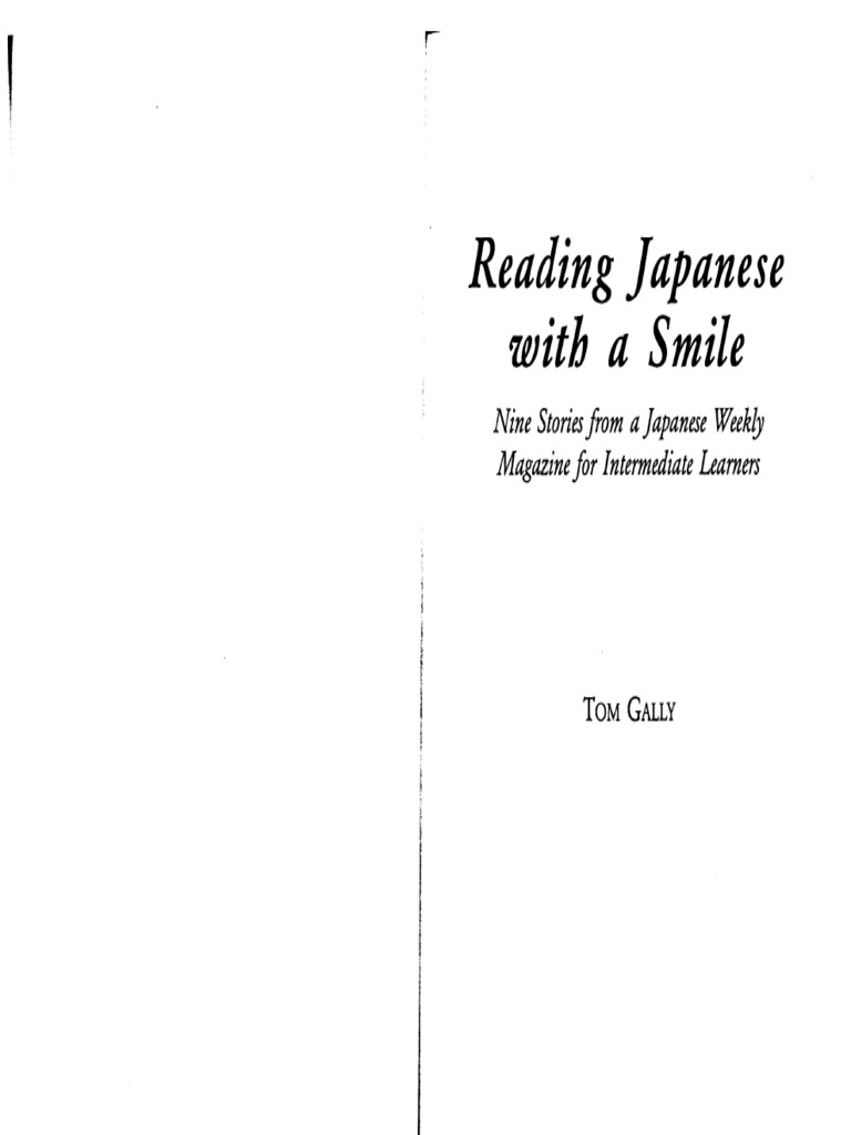 Reading Japanese With a Smile | PDF