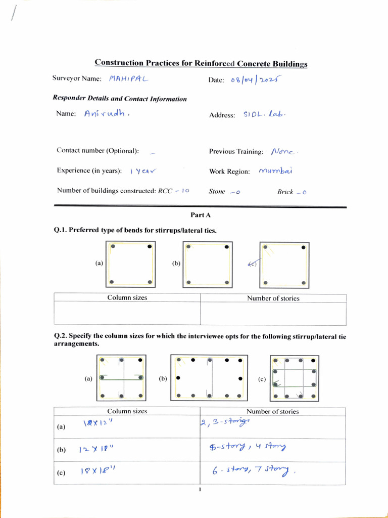 Data Collection Form | PDF