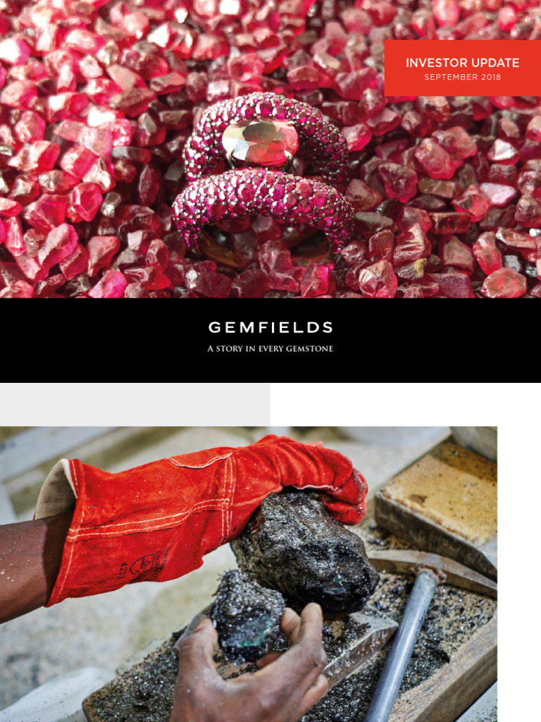 Gemfields Investor Update Sept 2018 | PDF | Jewellery Components | Gemstone