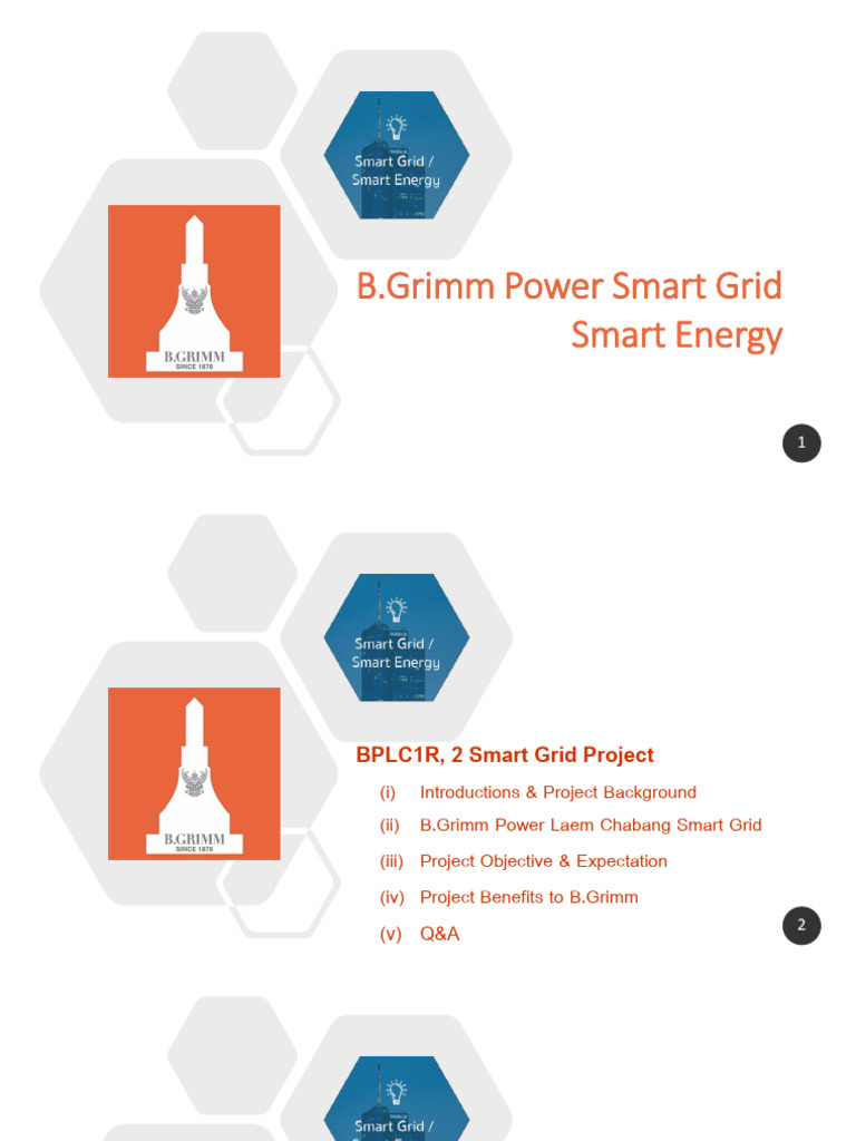Bgrimm Smart Grid Smart Energy Project | PDF