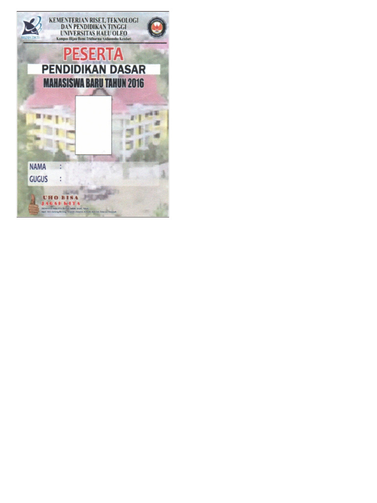 Idikar Pendidikan Karakter UHO 016 | PDF