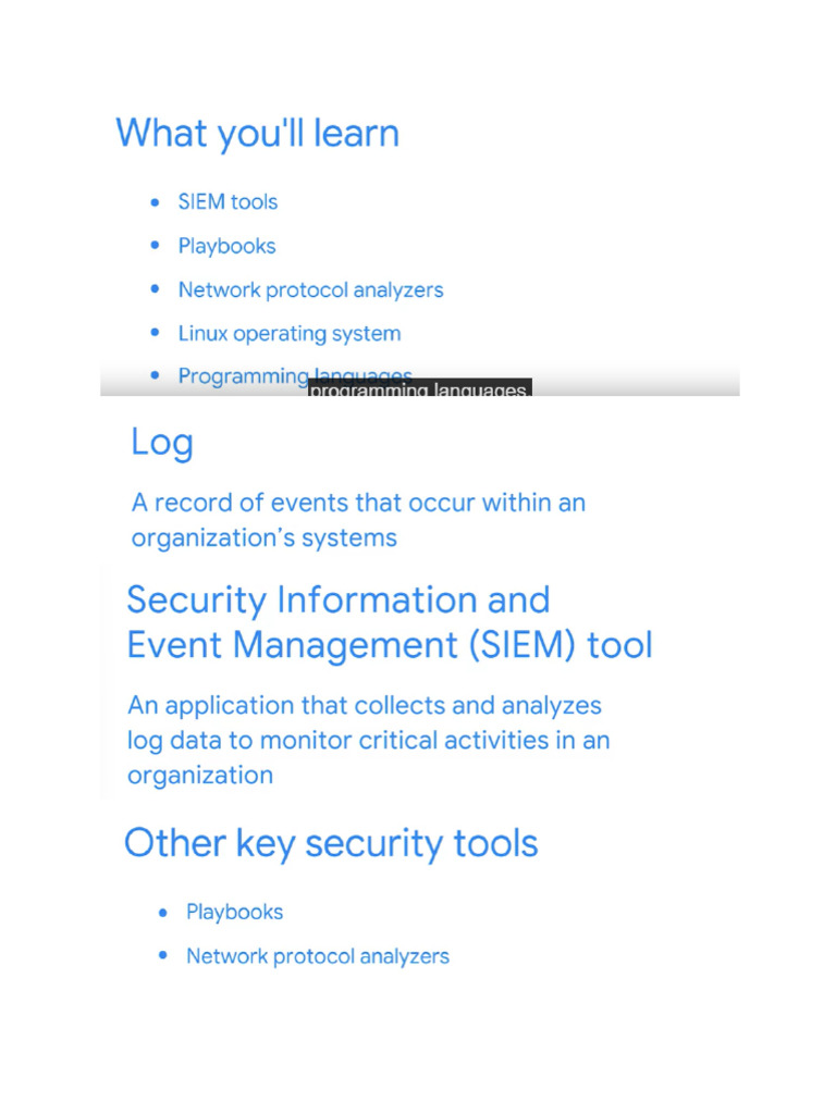 Module 4 Cybersecurity Tools and Programming Languages | PDF