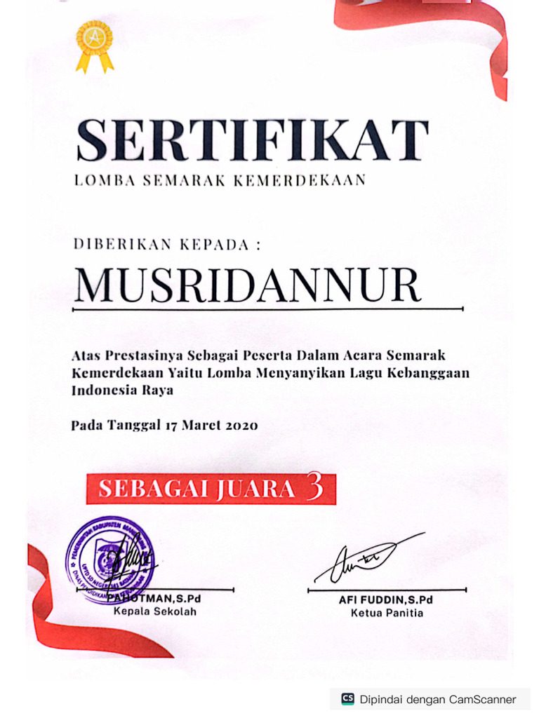 Piagam 2020 | PDF