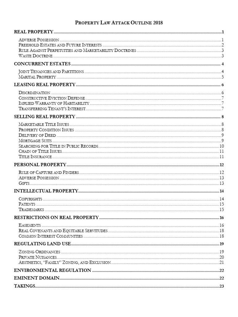 Property Flowcharts | PDF | Concurrent Estate | Civil Law (Legal System)