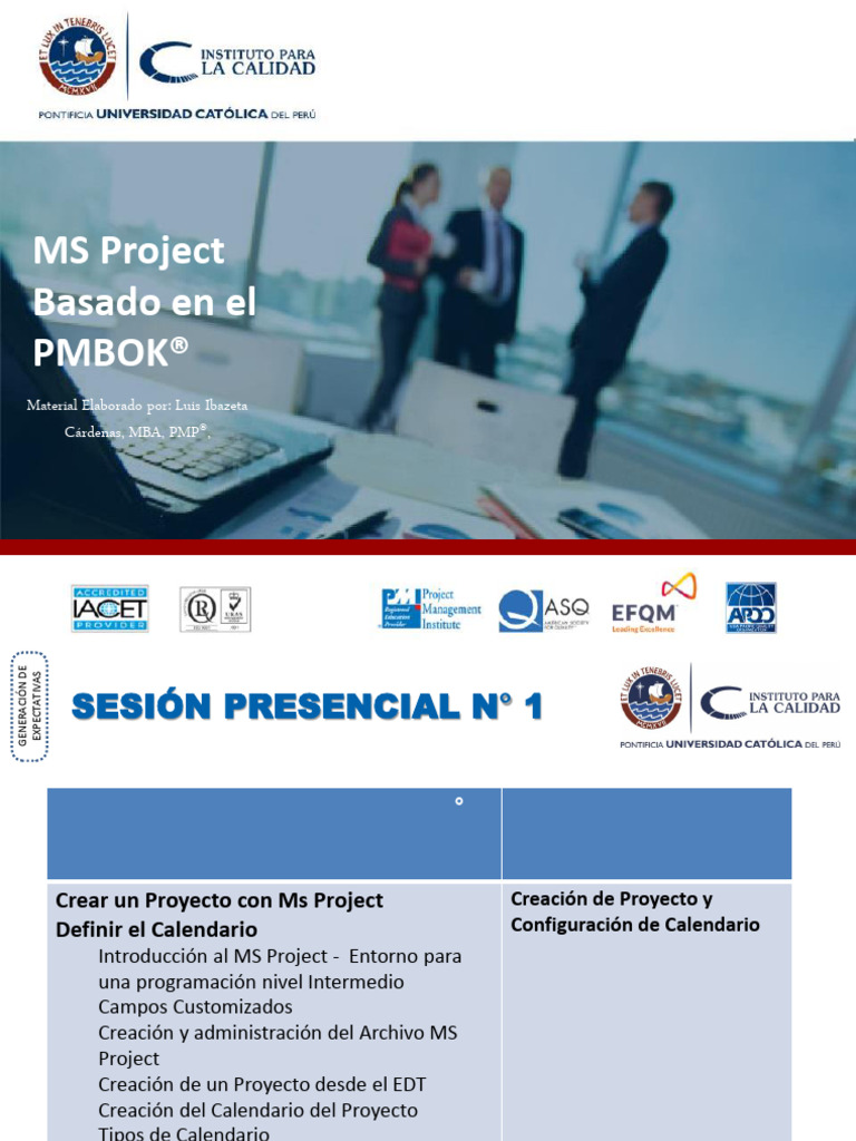 Curso MS Project Basado en El PMBOK.v2 | PDF