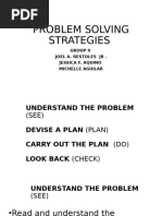 Lesson 2.2 Polyas Four Step in Problem Solving | PDF