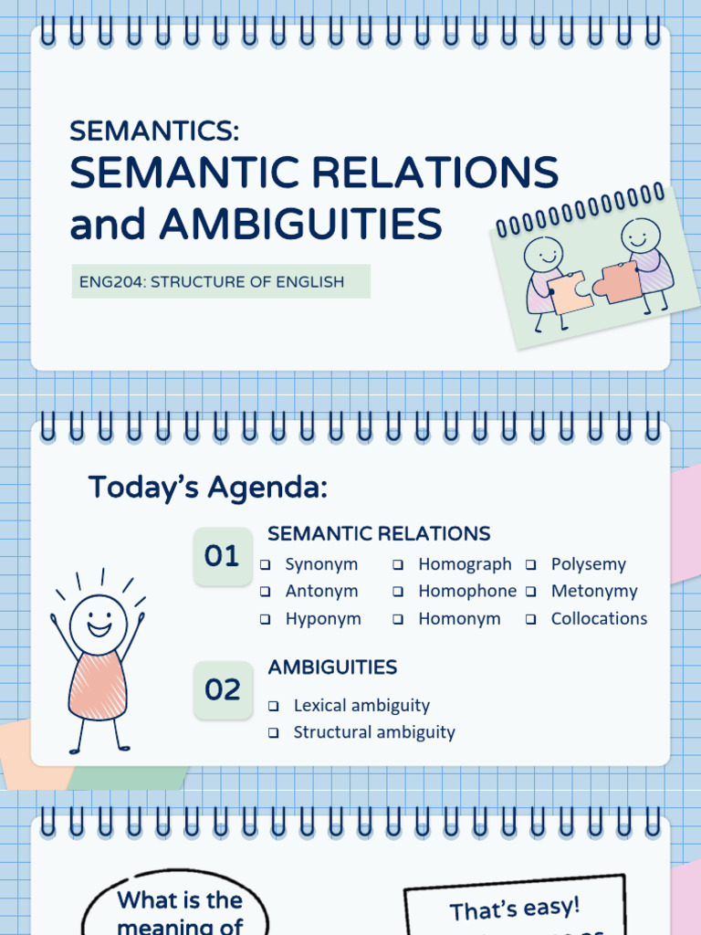 Understanding Semantic Relations | PDF | Ambiguity | Semantics