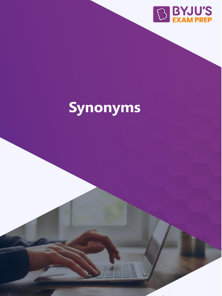 Synonyms and Antonyms Guide | PDF | Psychology | Emotions