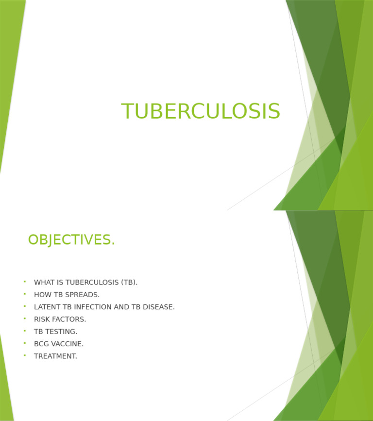Understanding Tuberculosis Causes Treatment Pdf