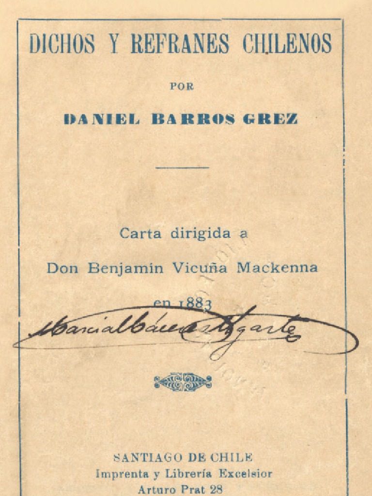 Dichos y Refranes Chilenos | PDF