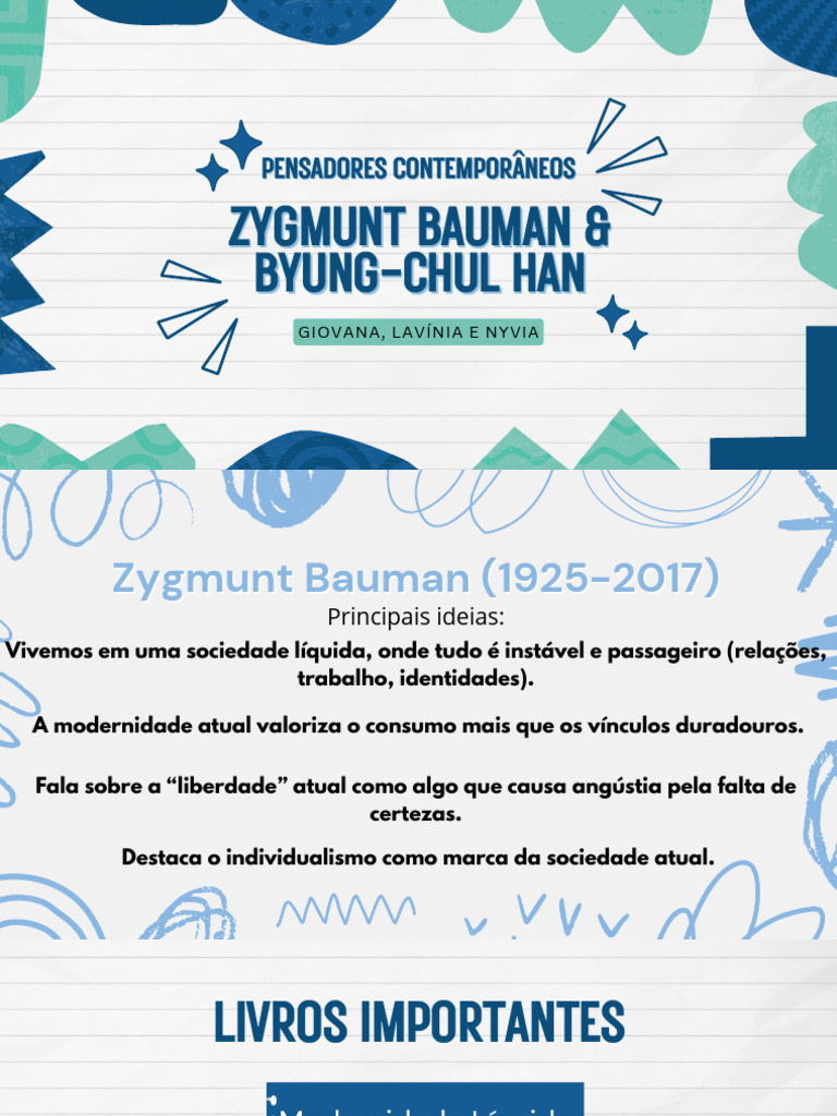 Pensadores Contemporâneos - 20250413 - 140639 - 0000 | PDF | Amor | Modernidade