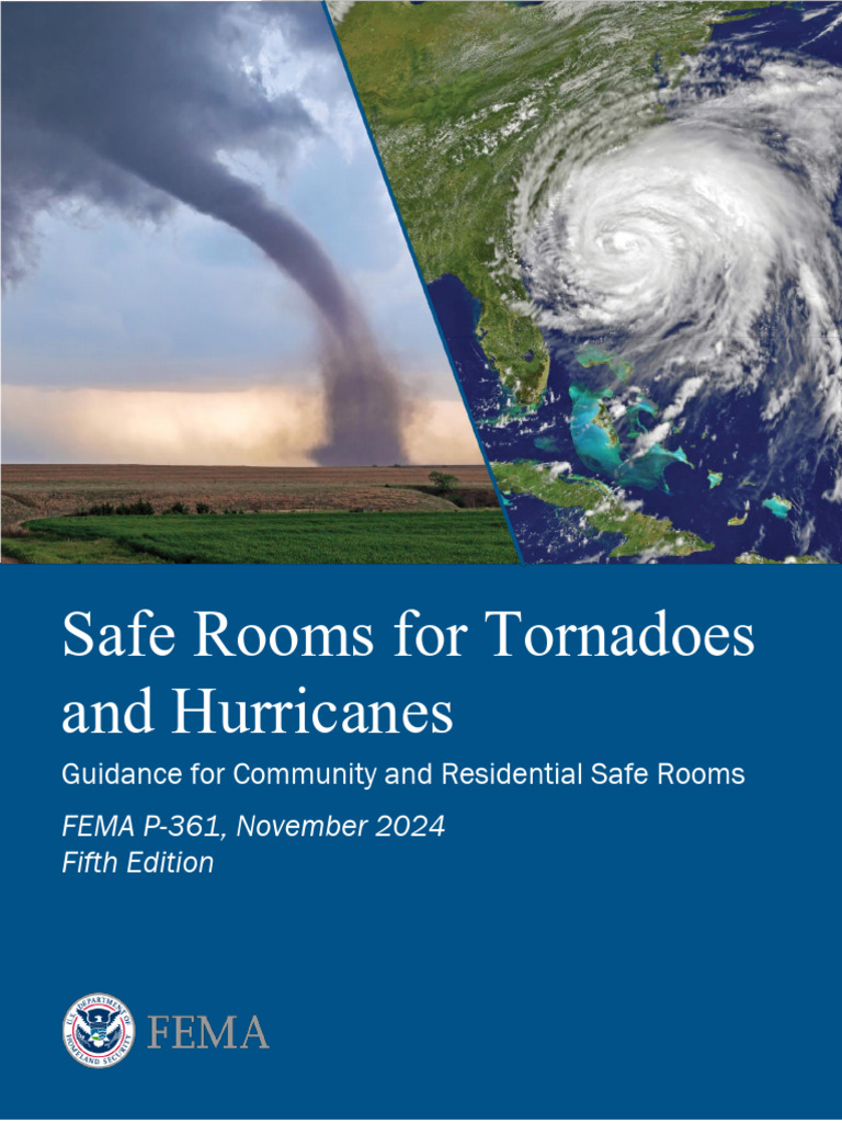 Fema P 361 Safe Rooms For Tornadoes and Hurricanes 122024 | PDF | Federal Emergency Management ...