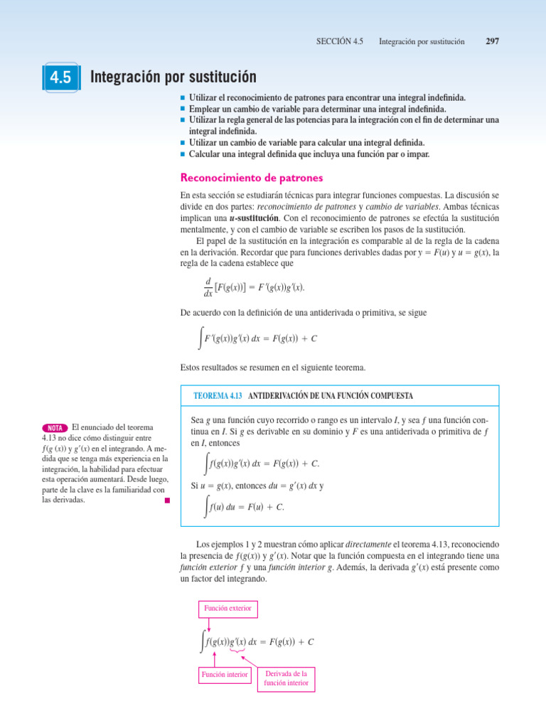 Cambio de Variable | PDF | Integral | Variable (Matemáticas)
