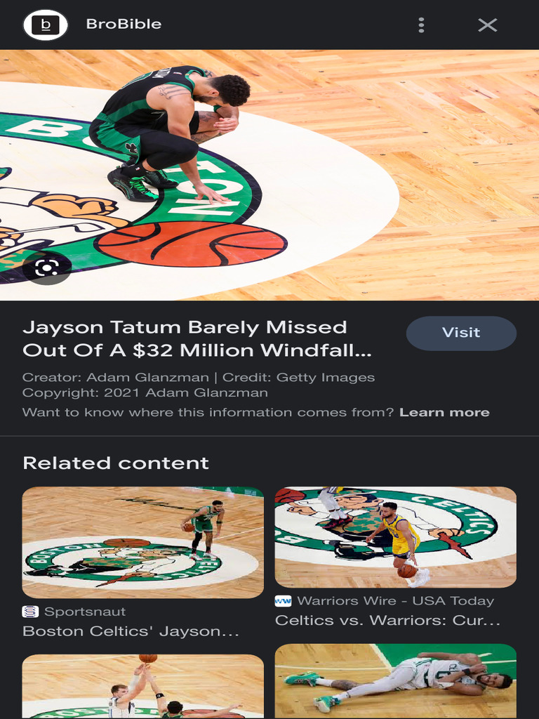 Jayson Tatum Crying - Google Search | PDF