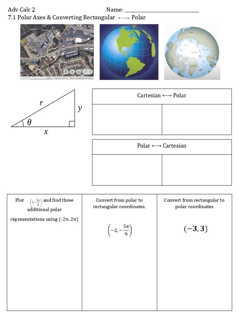 Adv Calc 2 Polar Notes | PDF
