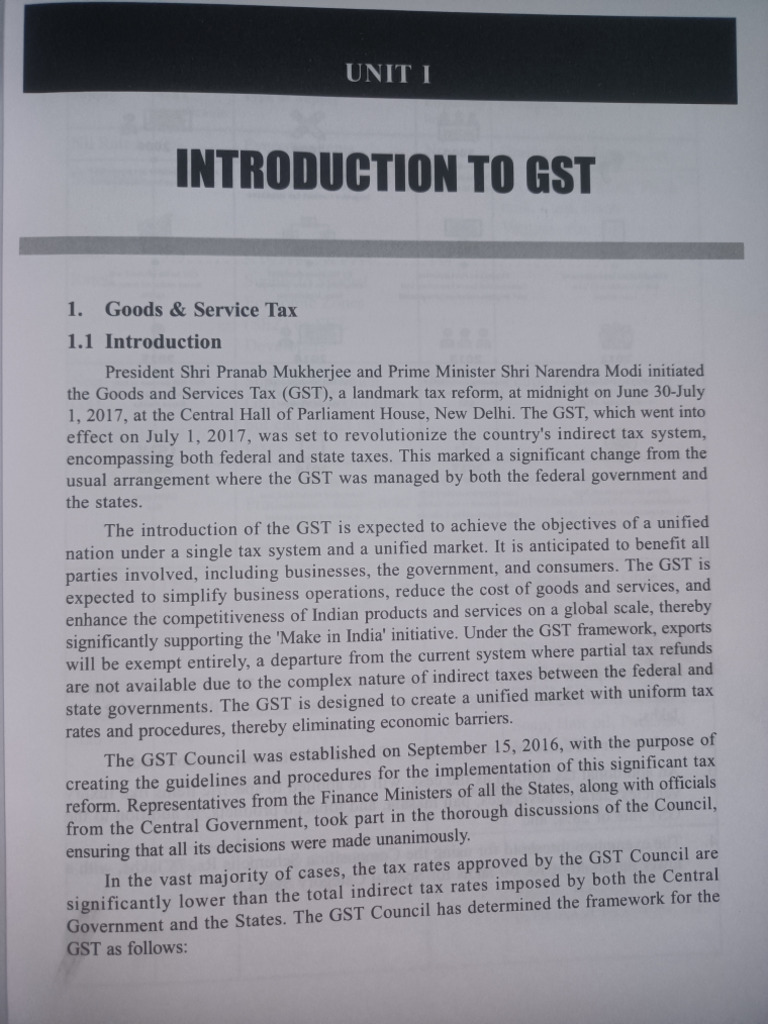 GST Notes | PDF