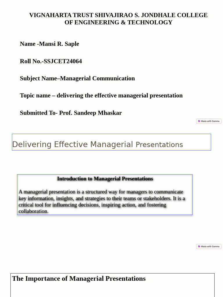 Managerial Communication | PDF | Information | Communication