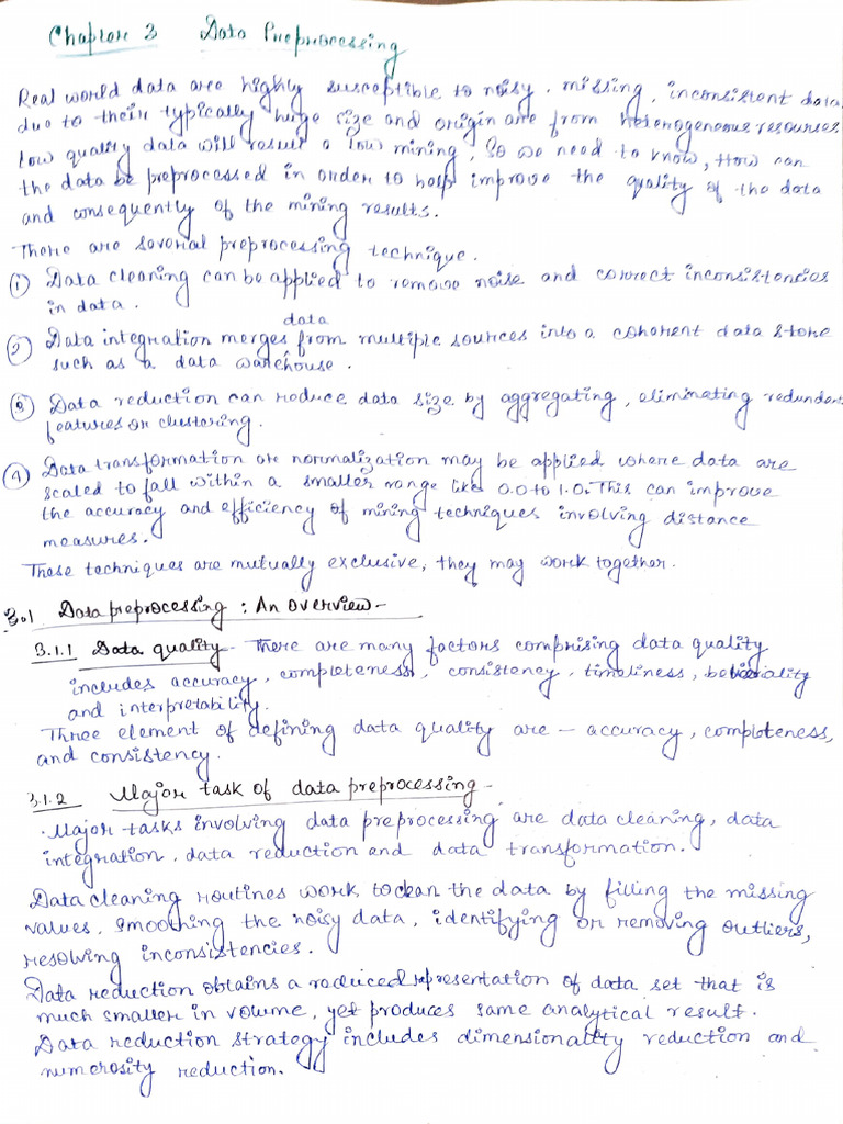 Data Mining Chapter 3 | PDF