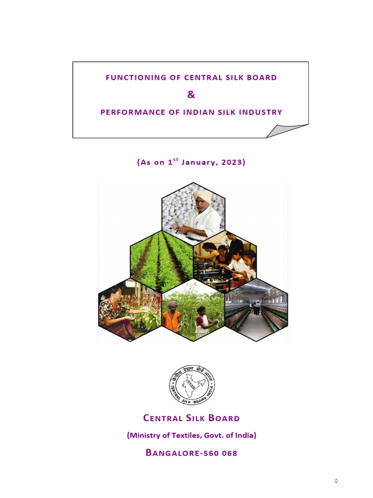 Central Silk Board: Silk Samagra-2 Overview | PDF | Silk