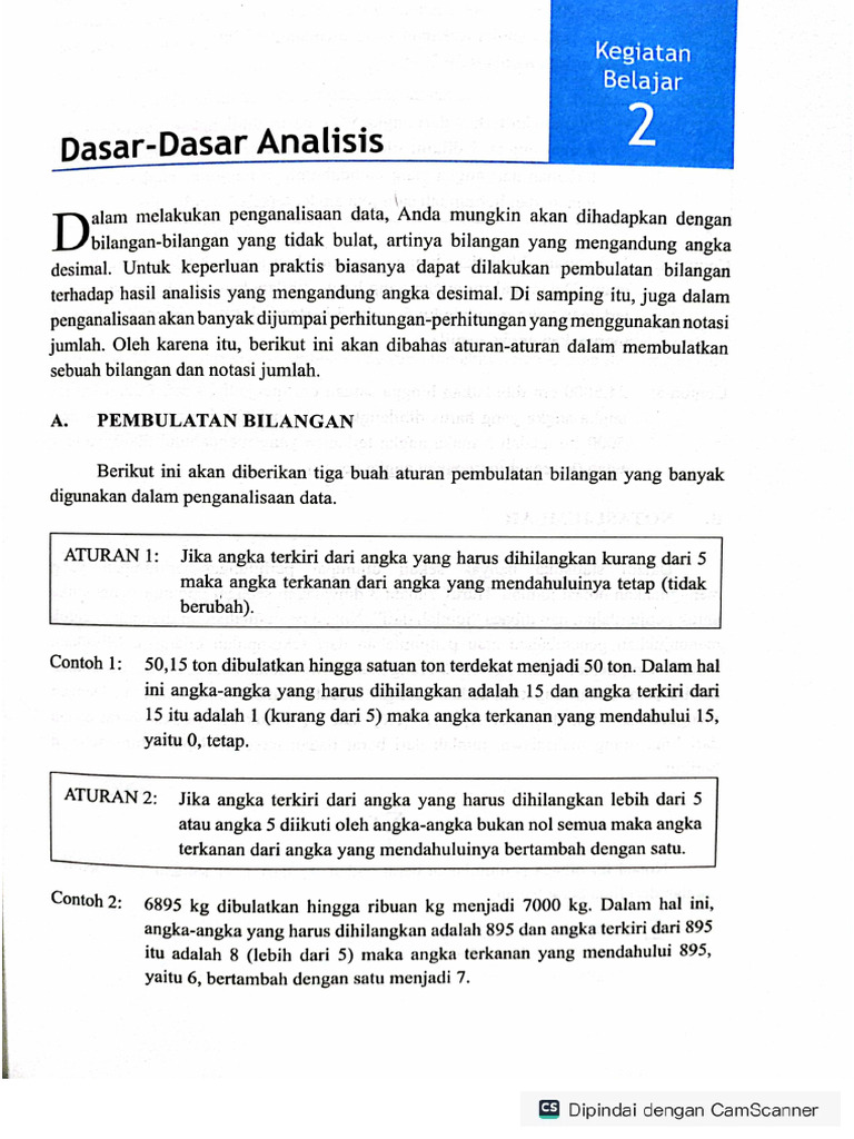 Dasar Analisis Sofi | PDF