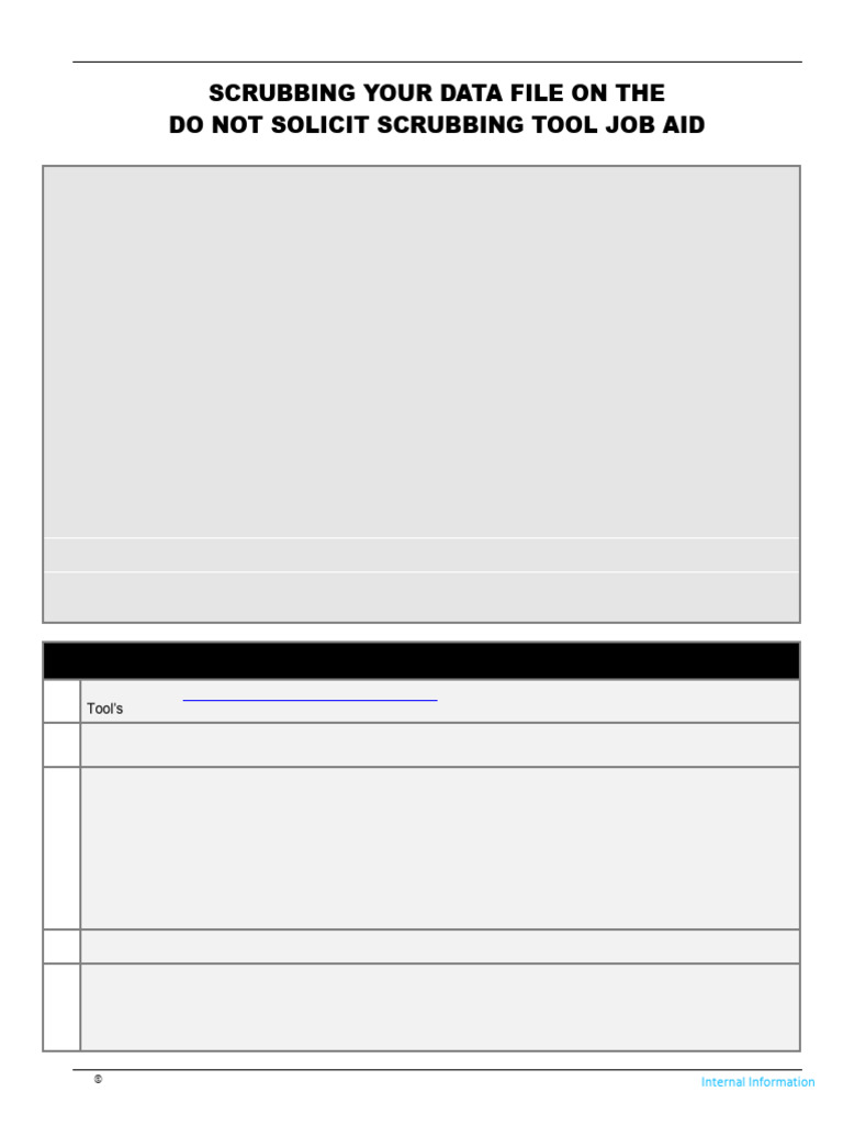 Data Scrubbing Guide for Do Not Solicit | PDF | Comma Separated Values ...