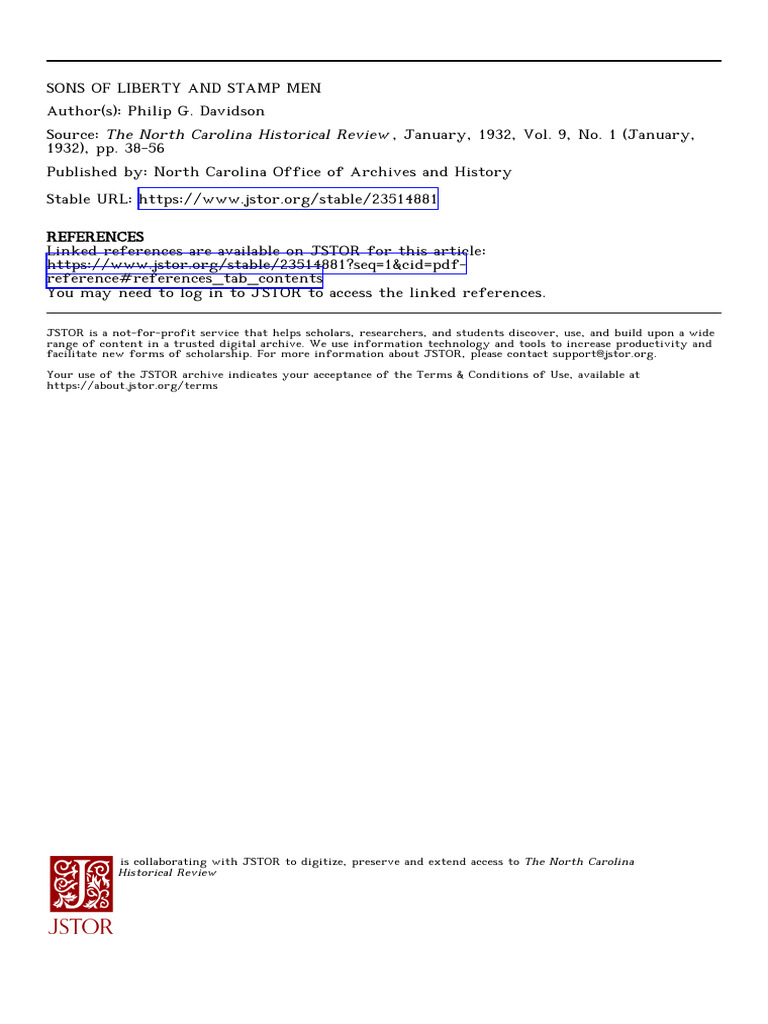 Sons of Liberty and Stamp Act | PDF