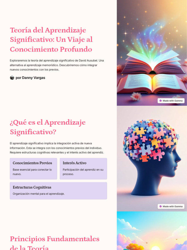 Teoria-del-Aprendizaje-Significativo-Un-Viaje-al-Conocimiento-Profundo | PDF | Aprendizaje ...