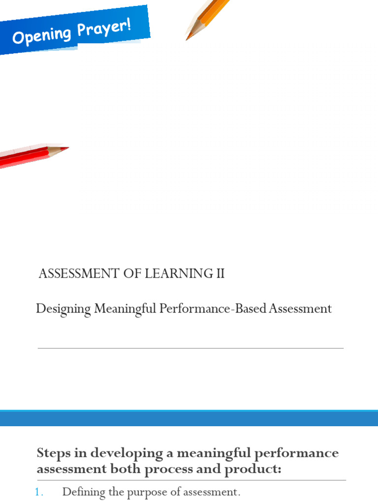 Chapter-4-Designing-Meaningful-Performance-Based-Assessment-pptx | PDF ...