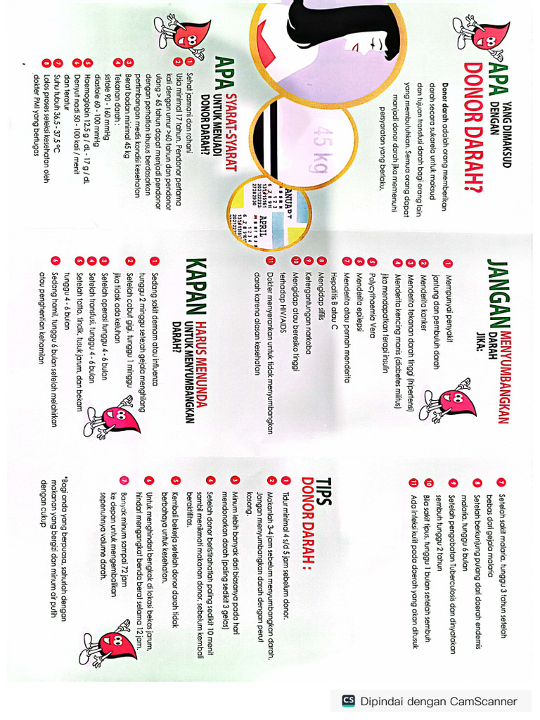 Syarat Syarat Donor | PDF