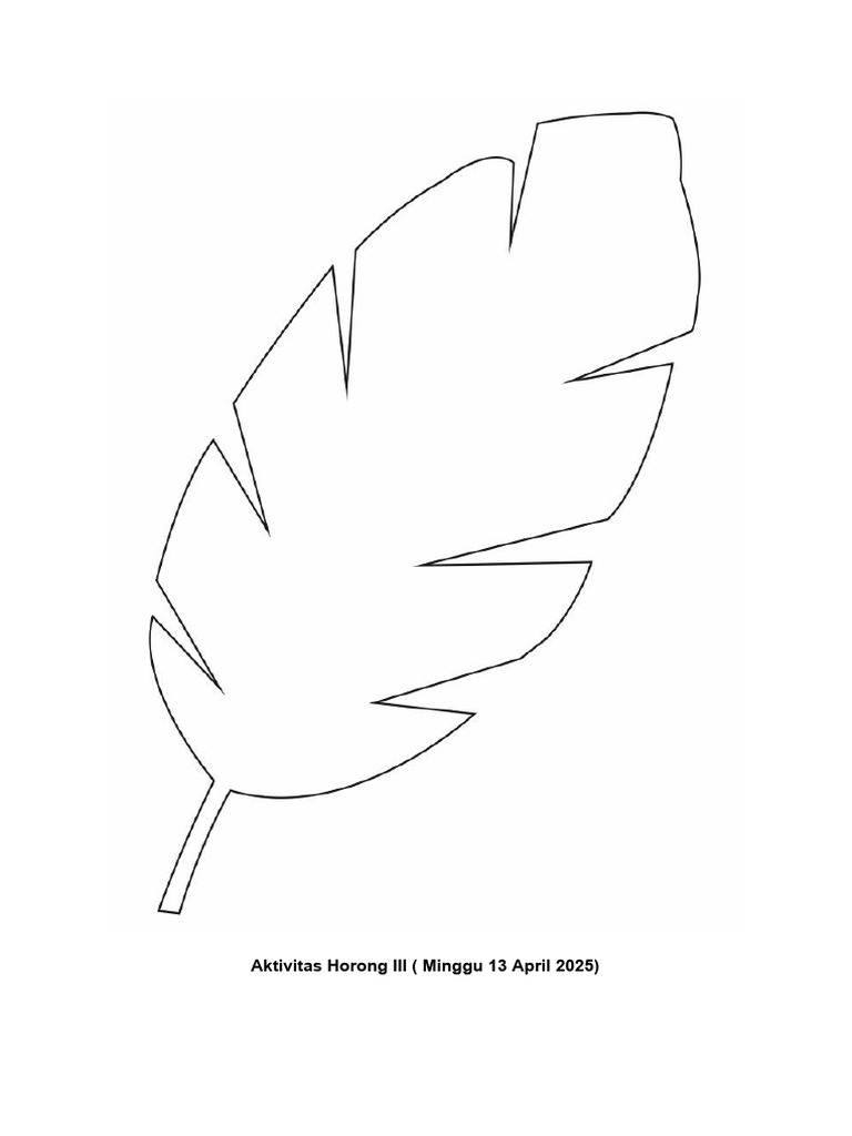 Aktivitas Horong III (Minggu 13 April 2025) | PDF