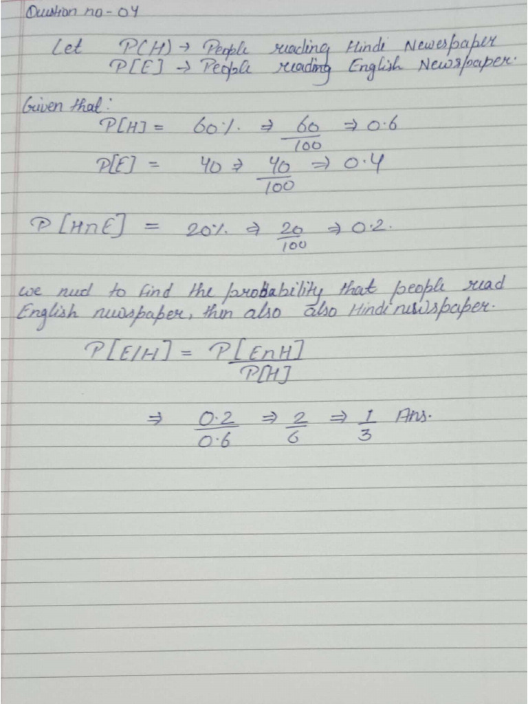 Maths assignement 4 | PDF