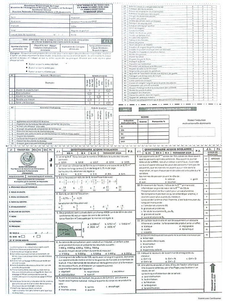 Item Tenasosp 2024 | PDF
