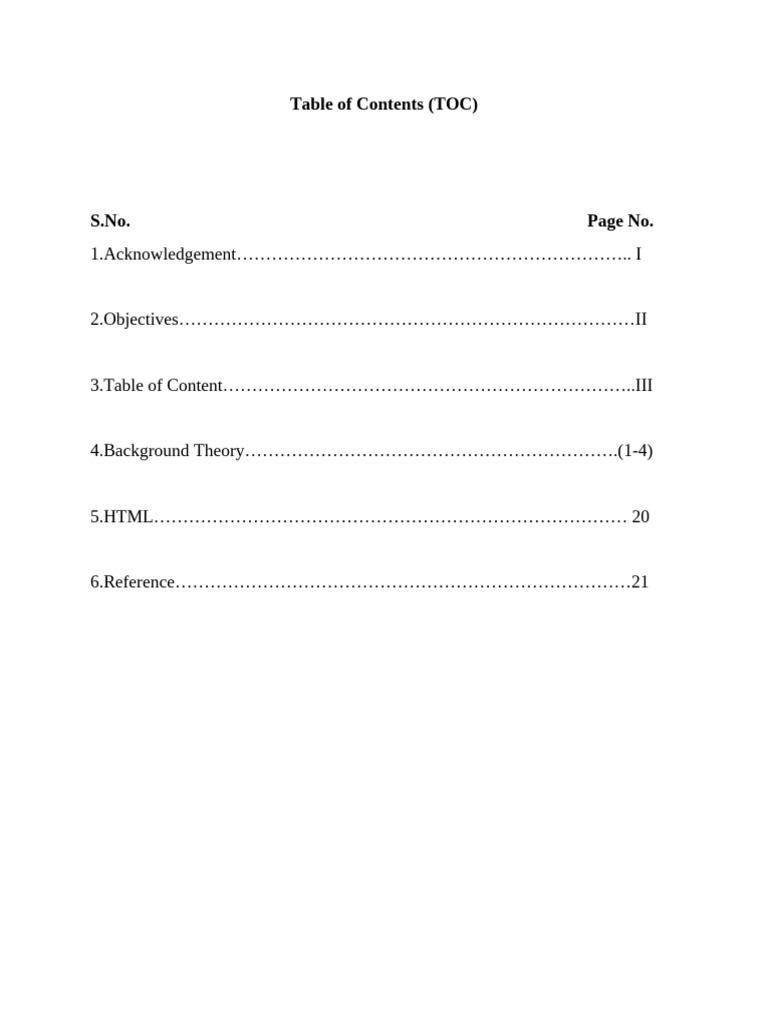 Table of Contents | PDF