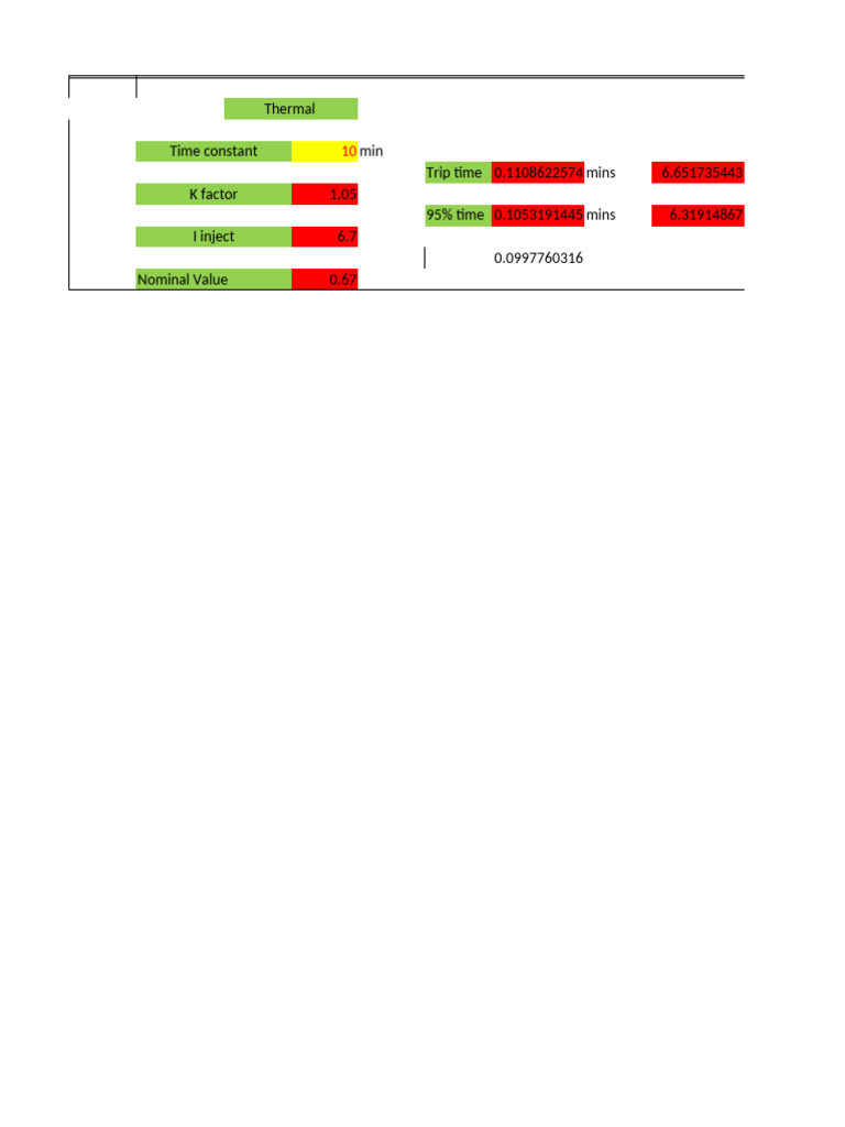 Thermal Calculation | PDF