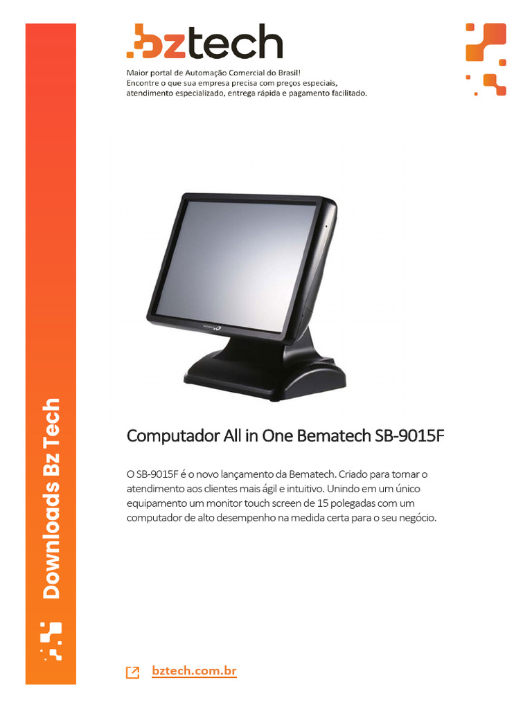 Manual Bematech SB 9015f | PDF | Bios | Usb