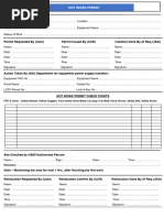 Maintenance job card template | PDF