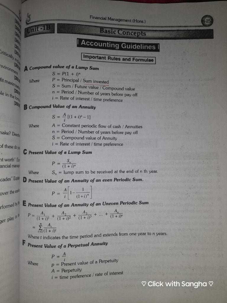 Basic Concepts of FM | PDF