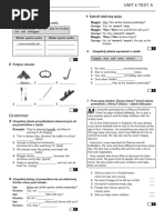 Link 5 Unit 6 Test: Winter Sports | PDF | Snorkeling | Racing