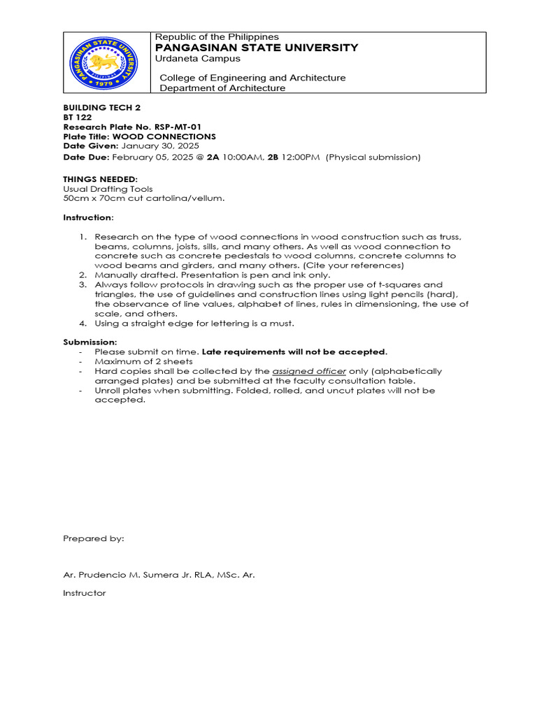 Wood Connections Research Guidelines | PDF