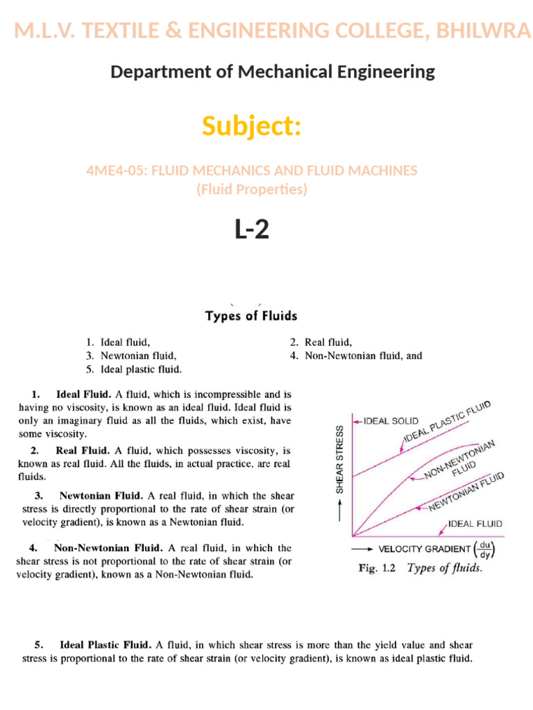 Types of Fluid | PDF