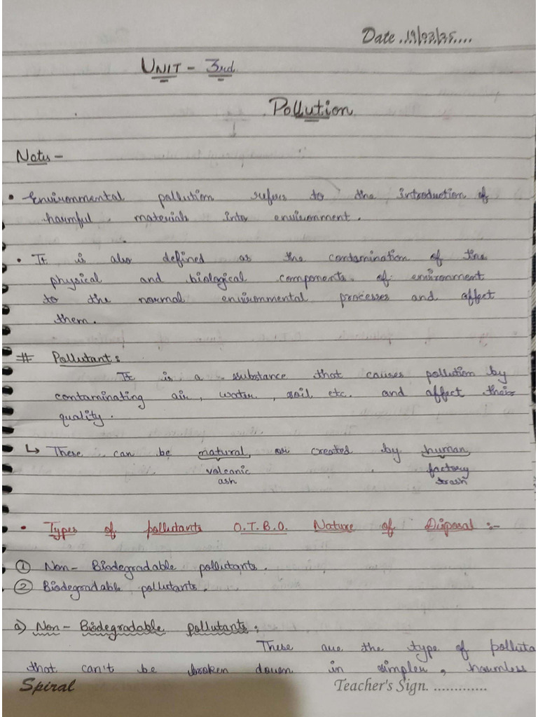 EVS Syllabus Notes | PDF